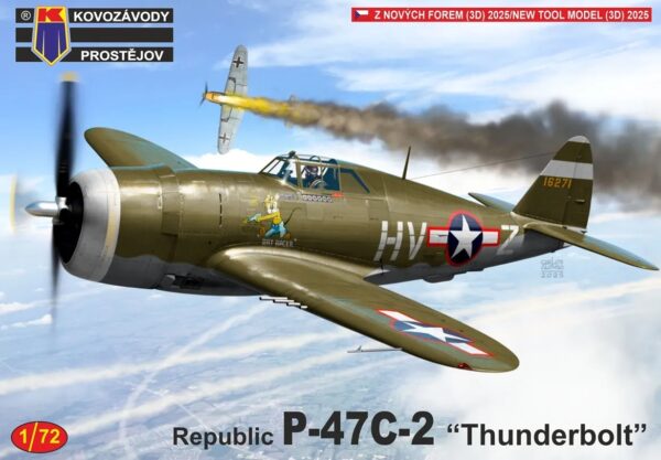 KP MODELS 1/72 Republic P-47C-2 „Thunderbolt“