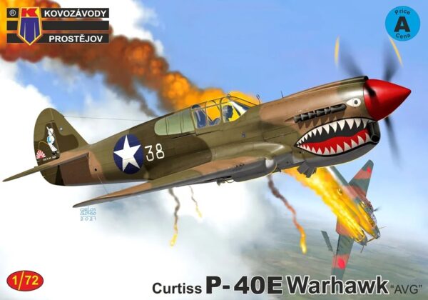 KP MODELS 1/72 Curtiss P-40E Warhawk „AVG“