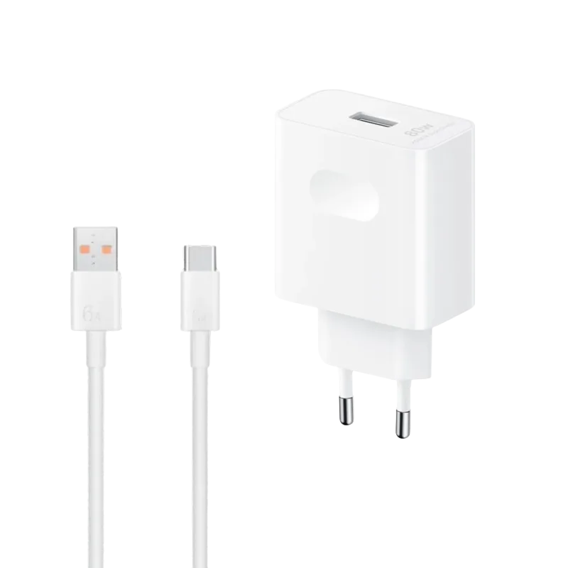 Honor kućni punjač sa kablom 80W, Beli