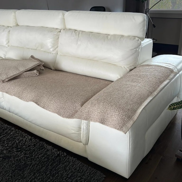 Prekrivač set – Handmade Braon boja – Dva lica
