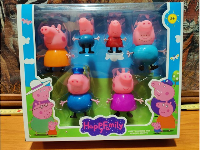 Pepa prase set od 6 figura- Novi u pakovanju