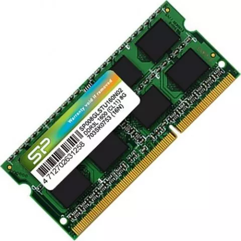SILICON POWER 8GB DDR3L-1600 SODIMM MEMORIJA | SP008GLSTU160N02