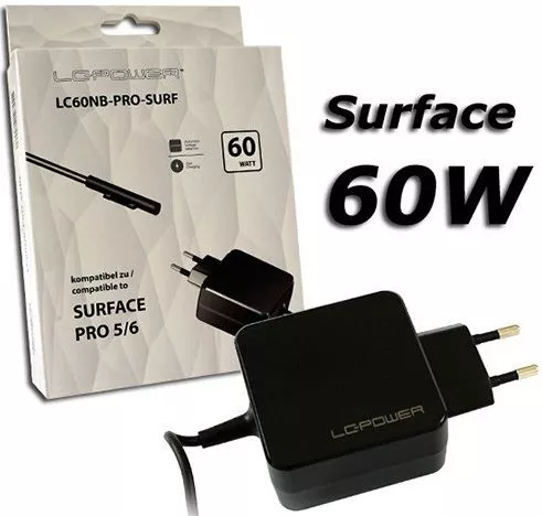 LC POWER SURFACE PRO 5 & 6.LAPTOP ADAPTER 60W