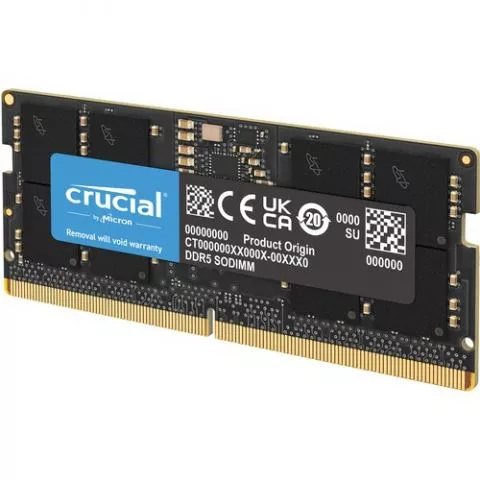 CRUCIAL 32GB DDR5-4800 SODIMM LAPTOP MEMORIJA | CT32G48C40S5
