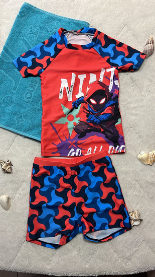 Shein Ninja kupaći, 8-9y,NOVO