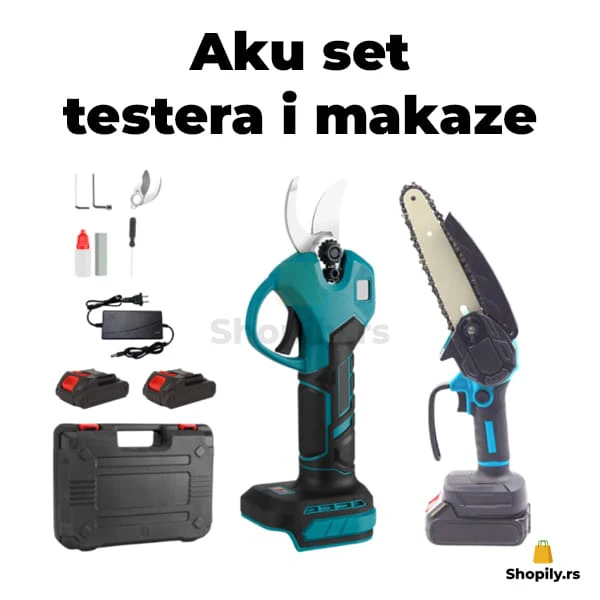 Aku set testera i makaze