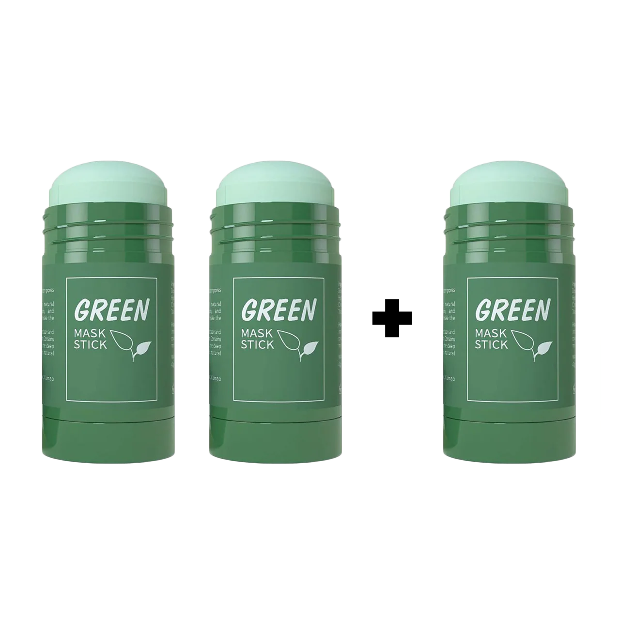 Green mask stick 2 + 1 GRATIS