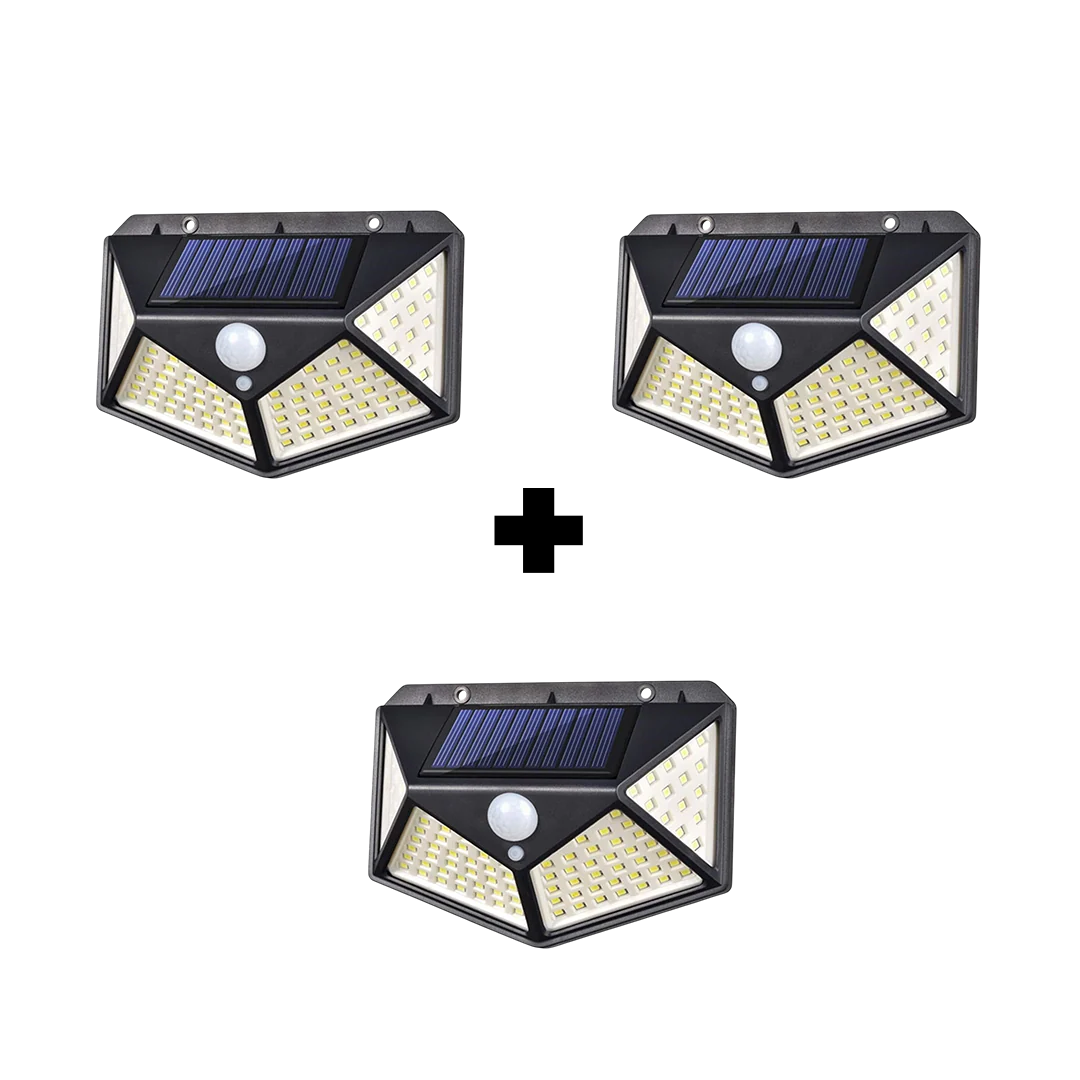 2+1 GRATIS Zidne solarne lampe za dvorište