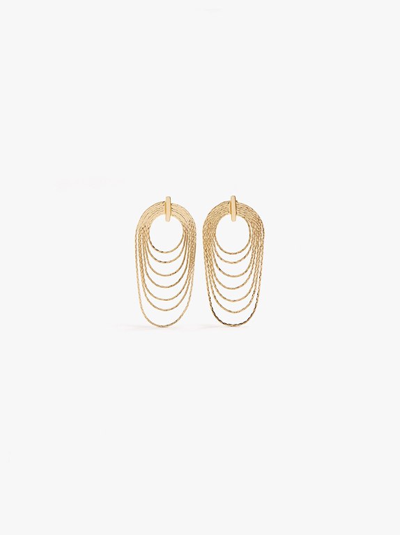 LONG EARRINGS WITH CASCADE EFFECT