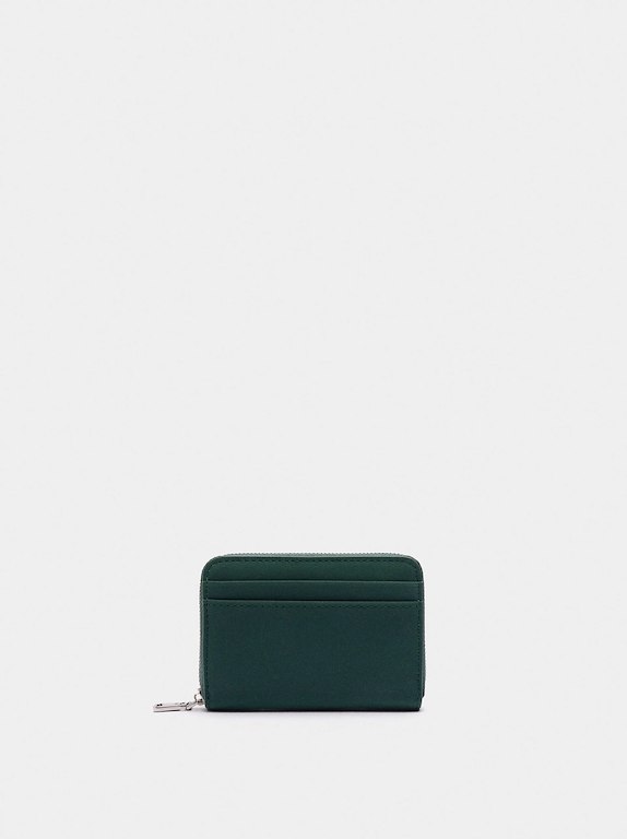 WALLET WITH SOFT TEXTURE WITH ZIPPER CLOSURE