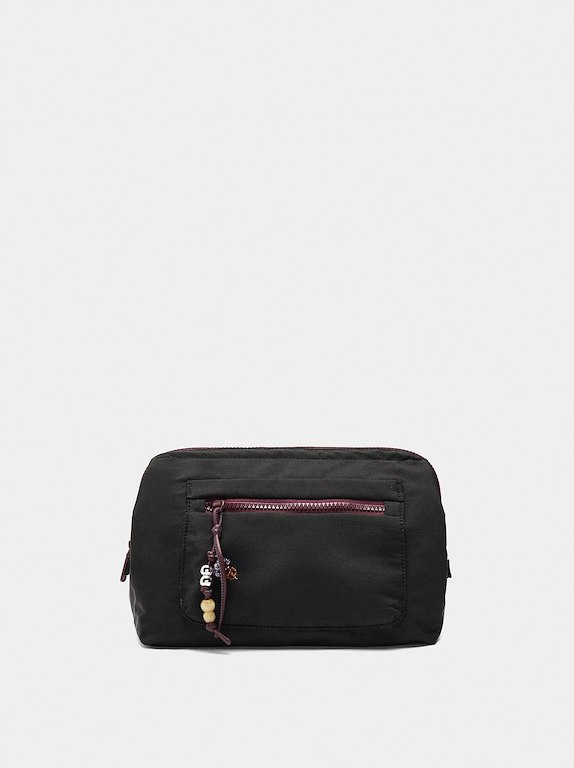 PLAIN NYLON TOILETRY BAG