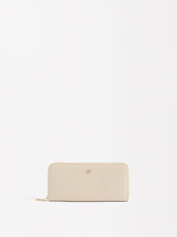 WALLET WITH ZIP FASTENING
