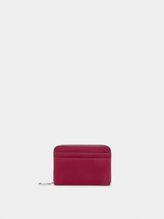 WALLET WITH SOFT TEXTURE WITH ZIPPER CLOSURE
