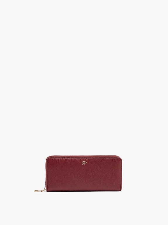 WALLET WITH ZIPPER CLOSURE