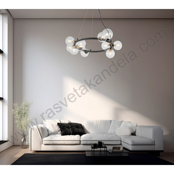 Visilica 11xG9 transparentno staklo S014