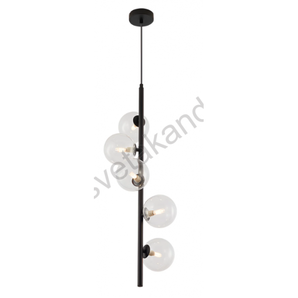 Visilica 5xG9 transparentno staklo S014