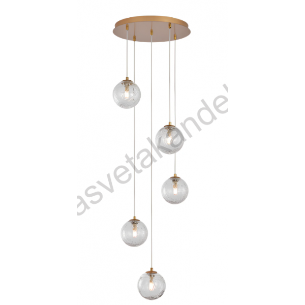 Visilica 5xG9 zlatna