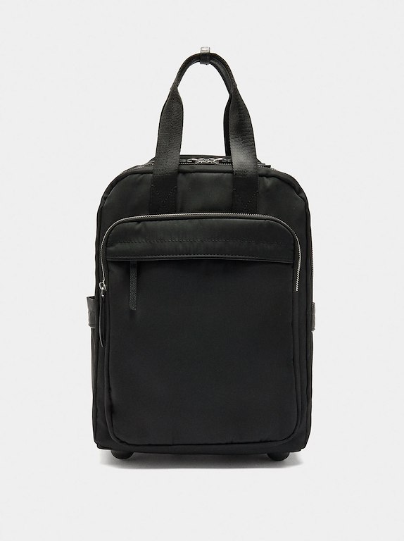 NYLON BACKPACK WITH WHEELS