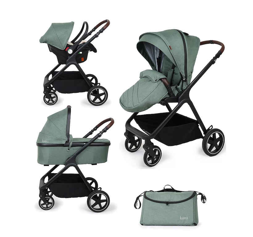 Jungle Lumi Kolica za bebe 3u1 sa i-Size auto sedištem
Jungle Lumi Kolica za bebe 3u1 sa i-Size auto sedištem