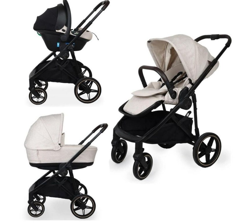 Jungle Motto Luxe Kolica za bebe 3u1 sa crnim ramom
Jungle Motto Luxe Kolica za bebe 3u1 sa crnim ramom