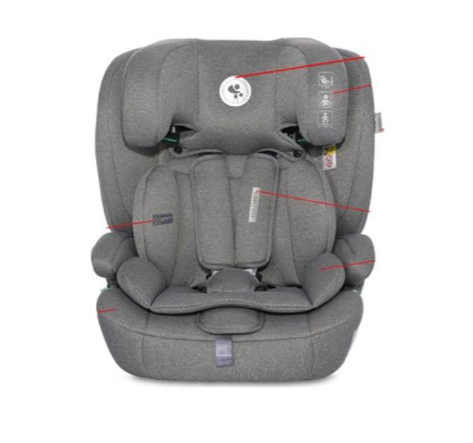 Lorelli Colombo i-Size auto sedište za decu 76-150cm-Grey
Lorelli Colombo i-Size auto sedište za decu 76-150cm-Grey