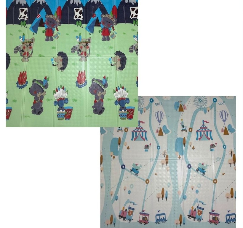 Boo sklopiva podloga za igru od pene sa dva lica 180x200x1cm
Boo sklopiva podloga za igru od pene sa dva lica 180x200x1cm