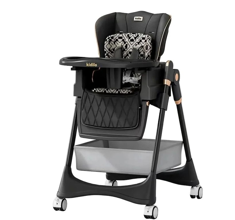 Kidilo 8100 ljuljaška/hranilica za bebe 2u1