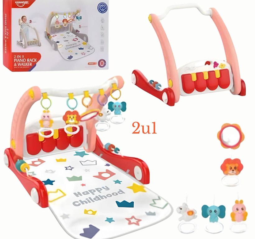Huanger 2u1 muzička Prohodavalica-podloga za Bebe -Crvena
Huanger 2u1 muzička Prohodavalica-podloga za Bebe -Crvena