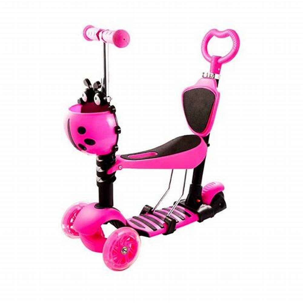 Trotinet 5u1 Scooter -Bubamara ,za Decu (sa svetlećim točkovima) do 25kg
Trotinet 5u1 Scooter -Bubamara ,za Decu (sa svetlećim točkovima) do 25kg