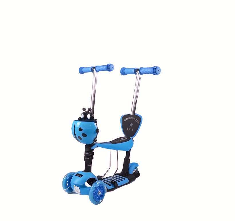 Trotinet 5u1 Scooter -Bubamara ,za Decu (sa svetlećim točkovima) do 25kg