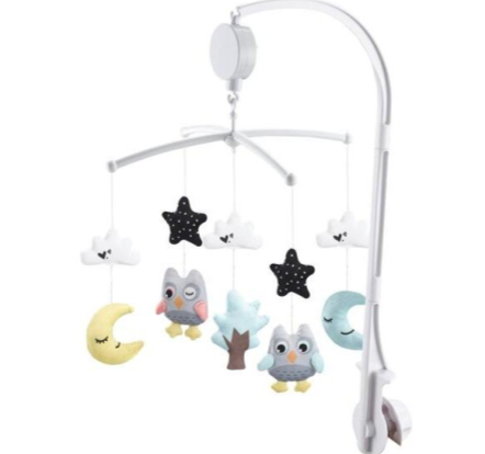 BBO muzička vrteška za krevetac Owls CC9610