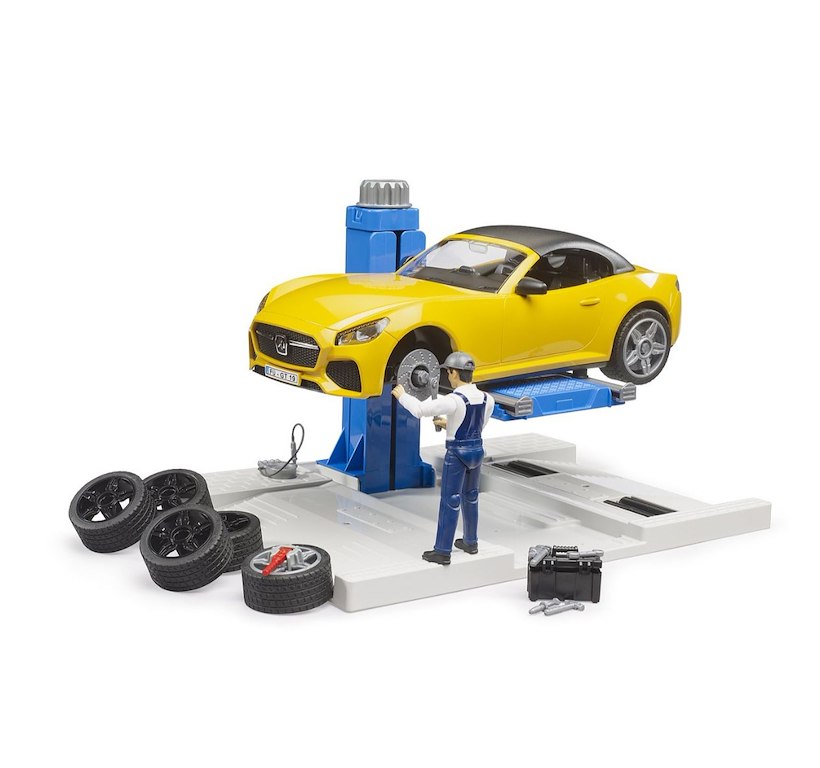 Bruder auto servis dizalica sa autom 621124
Bruder auto servis dizalica sa autom 621124