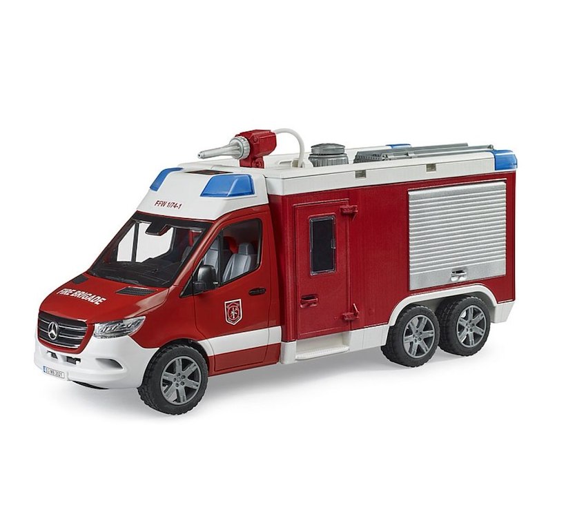 Bruder kamion MB Sprinter vatrogasac sa pumpom za vodu, svetlom i zvukom 026806