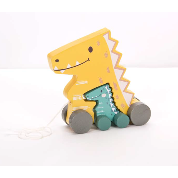 Lule Drvena igračka na povlačenje-Mama i Beba Dino
Lule Drvena igračka na povlačenje-Mama i Beba Dino
