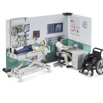Bruder set ambulanta ordinacija sa figurama i opremom
Bruder set ambulanta ordinacija sa figurama i opremom