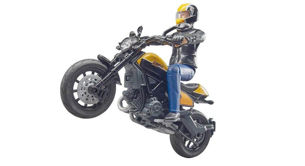 Bruder Ducati Scrambler sa vozačem
Bruder Ducati Scrambler sa vozačem