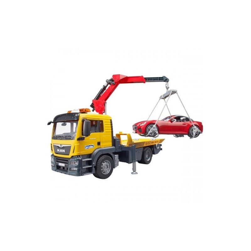 Bruder kamion MAN TGS šlep služba + auto roadster
Bruder kamion MAN TGS šlep služba + auto roadster