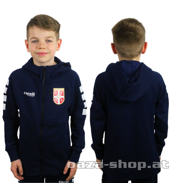 Kids Capelli Full Zip Hoodie FSS 2025/26 Navy