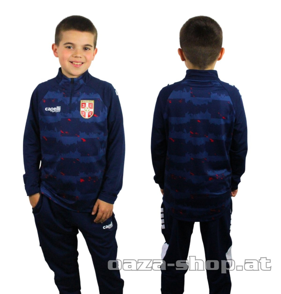 Kids Capelli 1/4 Zip Tracksuit FSS 2025/26 Navy