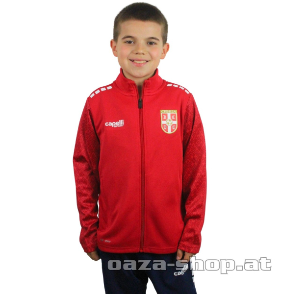 Kids Capelli Tracksuit FSS 2025/26 Red/Navy