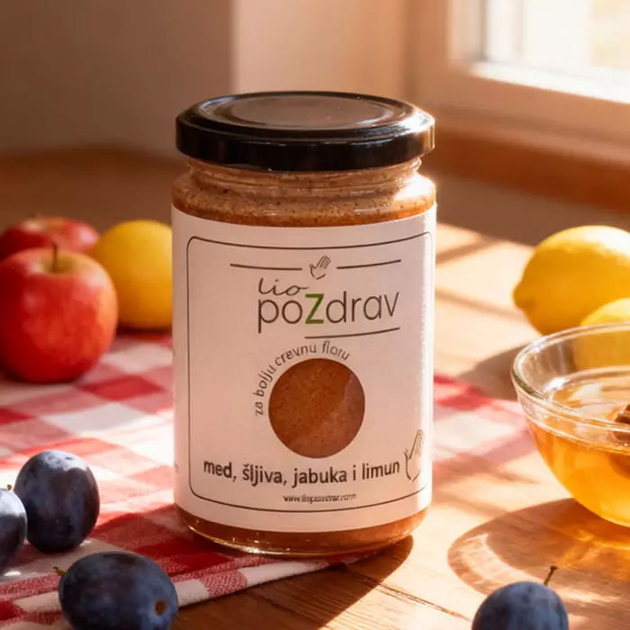 Sirovi bagremov med, šljiva, jabuka i limun 400gr