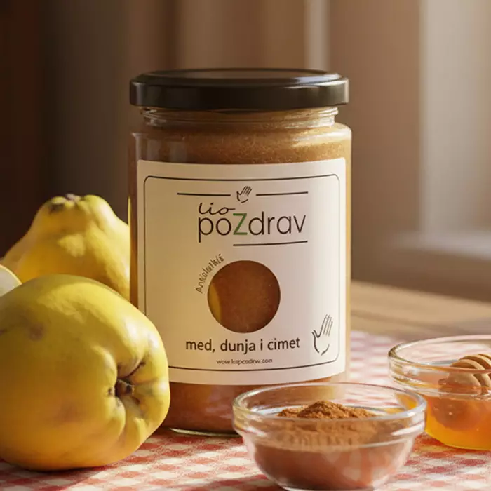 Sirovi bagremov med, dunja i cimet 400gr