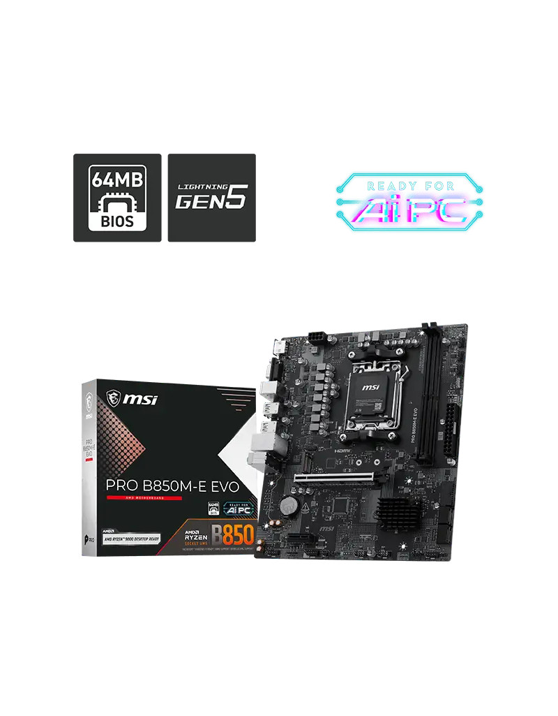 MSI PRO B850M-E EVO maticna ploca