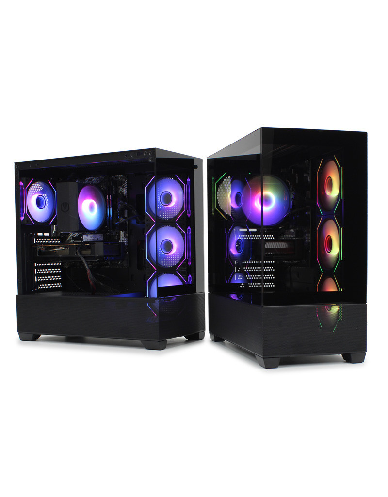 IG-MAX Kuciste X218B-4F V2 ARGB Black Horizon glass