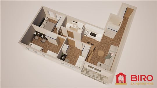 Nov troiposoban stan 69 m2