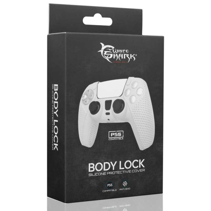 Zaštitna maska White Shark PS5 Body Lock Dualsense White
