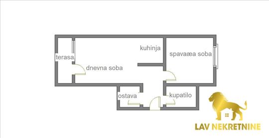 Novi Sad, Detelinara, Stan, 2, 47,00m2