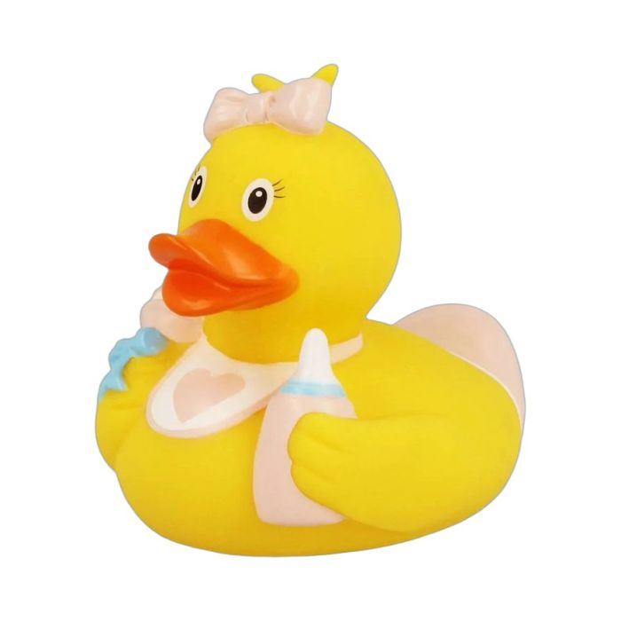 Igračka Lilalu Patkica Baby Girl Rubber Duck 9cm