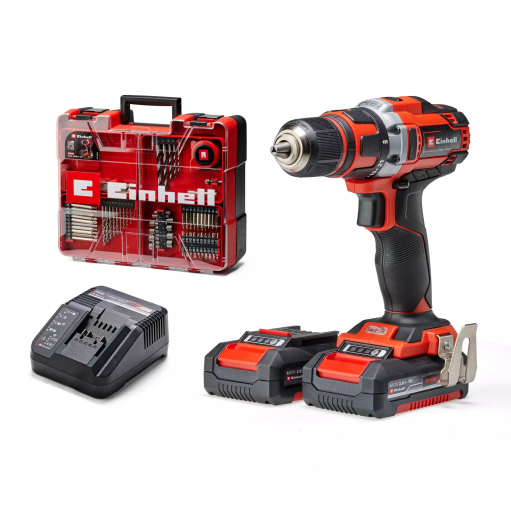 Einhell TE-CD 18/40 Li +69 akumulatorska bušilica, sa 2x2Ah baterije i punjačem, 18V