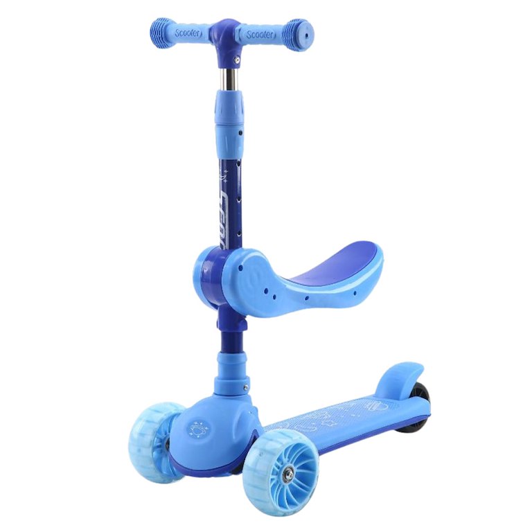 Trotinet 2u1 TT-1003 za decu Plavi